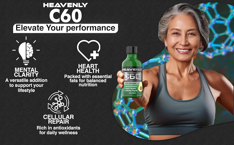 Amazon.com: HNP Labs C60 Avocado Oil Cold Pressed Organic - Boost Energy, Mental Clarity, Slow ...