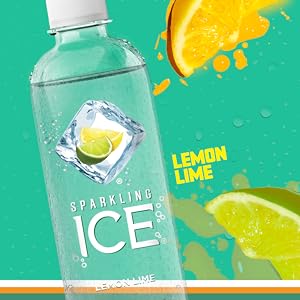 Amazon.com : Sparkling Ice, Lemon Lime Sparkling Water, Zero Sugar Flavored Water, with Vitamins ...