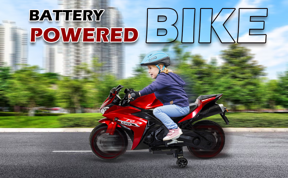 Buy Wembley R3 Electric Bike for Kids Battery Operated Ride on Toy Mini Baby Bike for Kids 2 ...