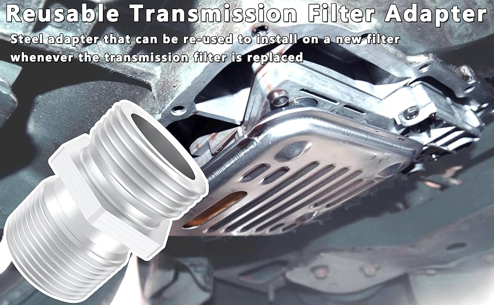 Amazon.com: Sporthfish 68RFE Transmission Spin On Filter Screw Steel Upgrade for 2007-2021 Dodge ...