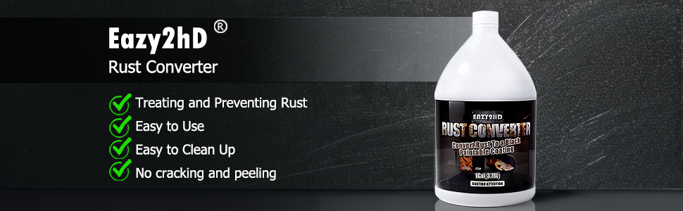 Amazon.com: Eazy2hD Rust Converter for Metal, 1 Gallon Professional ...