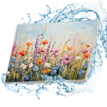 TISHIRON Blumen Malen nach Zahlen Erwachsene mit Pinseln Blühende Blumen Malen nach Zahlen für ...