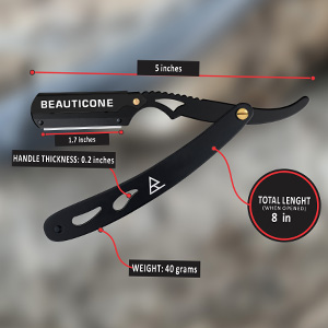Amazon.com: BEAUTICONE Straight Razors for Men, Straight Edge Razor ...