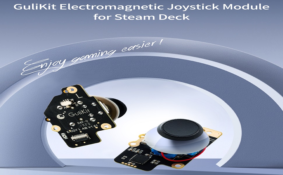 Amazon.com: Gulikit Hall Effect Sensor Joystick for Steam Deck(Compatible with Type A and Type B ...