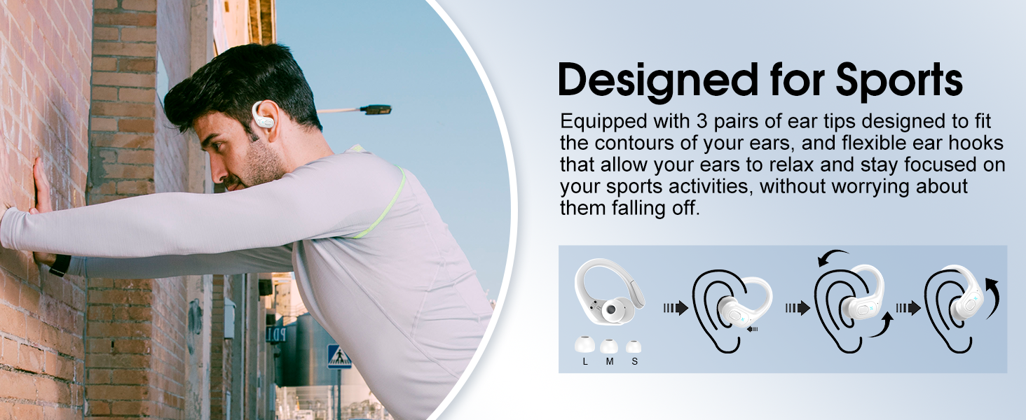 Amazon.com: Aptkdoe Wireless Earbuds 75hrs Bluetooth 5.4 Headphone ...