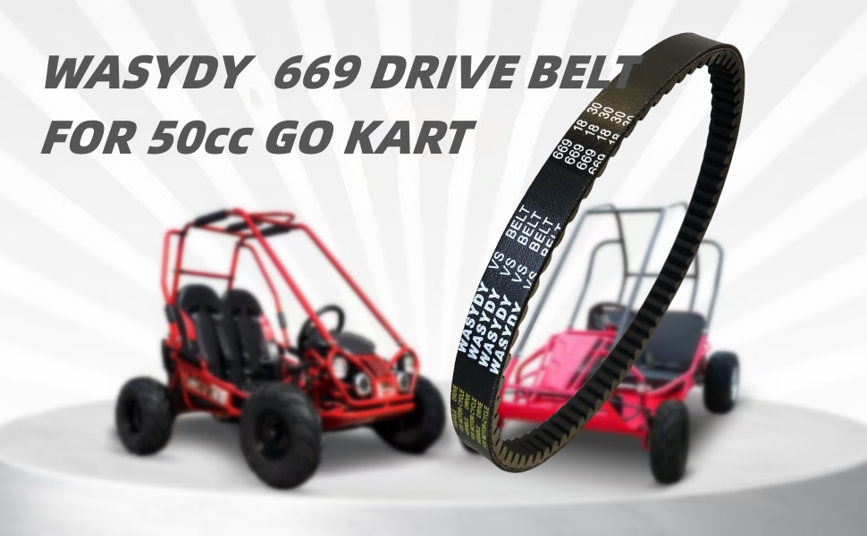 Amazon.com: Wasydy 669 18 30 CVT Drive Belt Replacement for 4 Stroke GY6 49cc 50cc 139QMB Engine ...