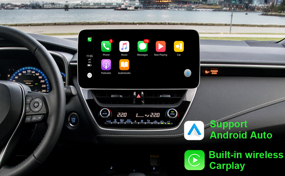 Amazon.com: Para Toyota Corolla Radio Upgrade 2019 2020 2021 2022, reemplazo de navegación ...