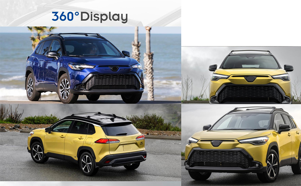 Amazon.com: Cross Bars Roof Racks Compatible with Toyota Corolla Cross 2022 2023 2024 Aluminum ...