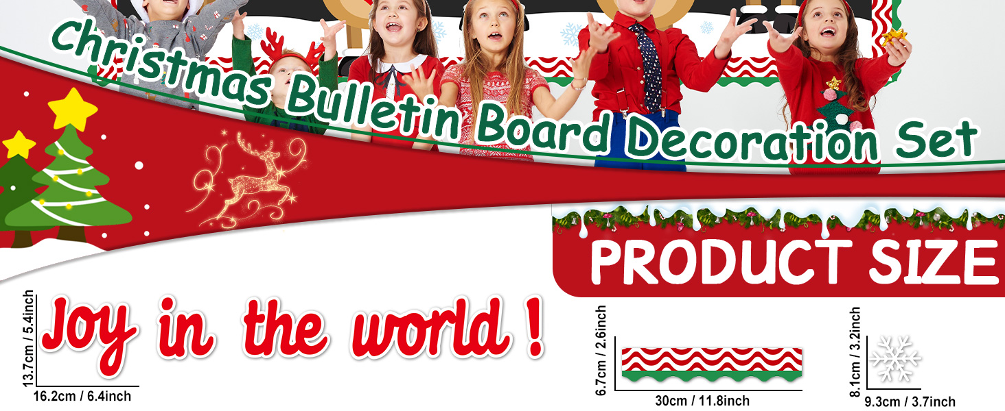 Amazon.com: Christmas Bulletin Board Set Summer Christmas Classroom ...