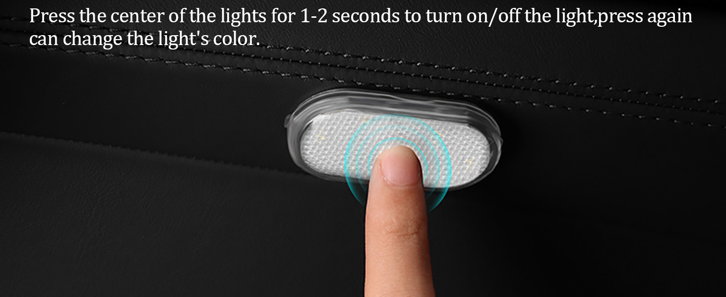 Amazon.com: 4 PCS Car Led Lights Interior,7 Colors Ambient Lighting Car Interior,USB ...
