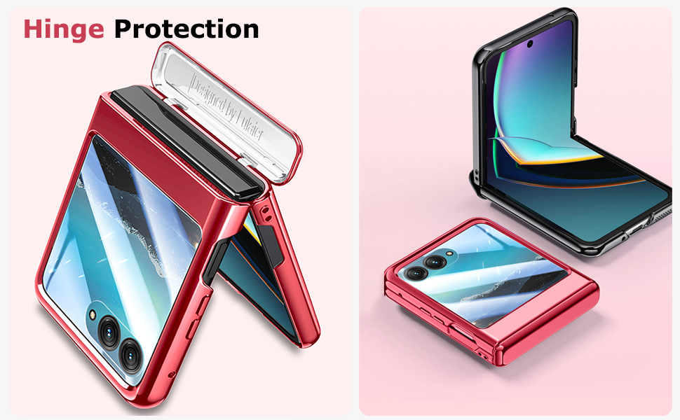 Amazon.com: YQODSZ for Motorola Razr+ 2023 Case with Integrated Screen Protector, Crystal Clear ...