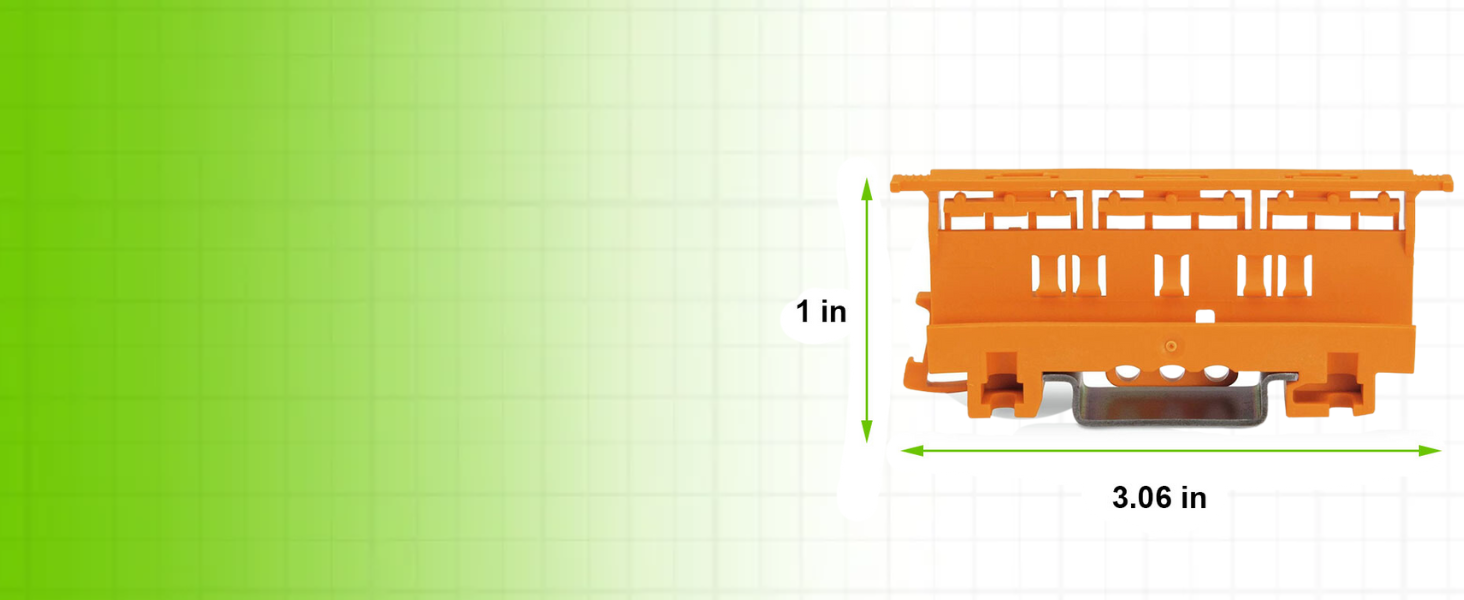 WAGO 221 Series 19pc Mounting Carrier Assortment Pack | DIN-35 / Panel Mount/Screw Mount ...