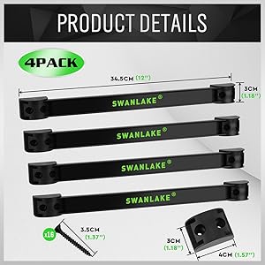 Amazon.com: SWANLAKE 12" Magnetic Tool Holder Strip,Metal Tool Magnet Bar for Garage ...