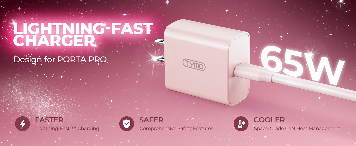 TYMO Porta Pro Cordless Hair Straightener Brush - Portable Straightening Brush for Travel, Mini ...