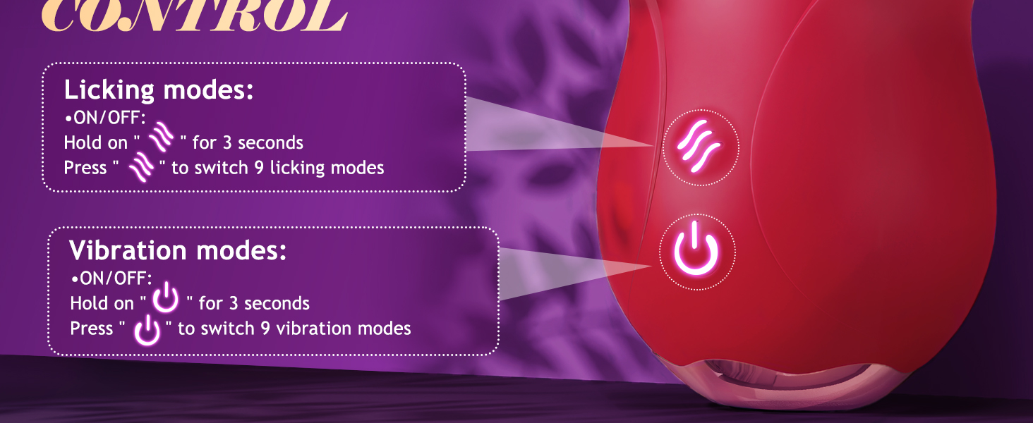 Amazon.com: Sex Toy for Women, Rose Vibrator with Licking Tongue, 10 Modes, Waterproof Adult ...