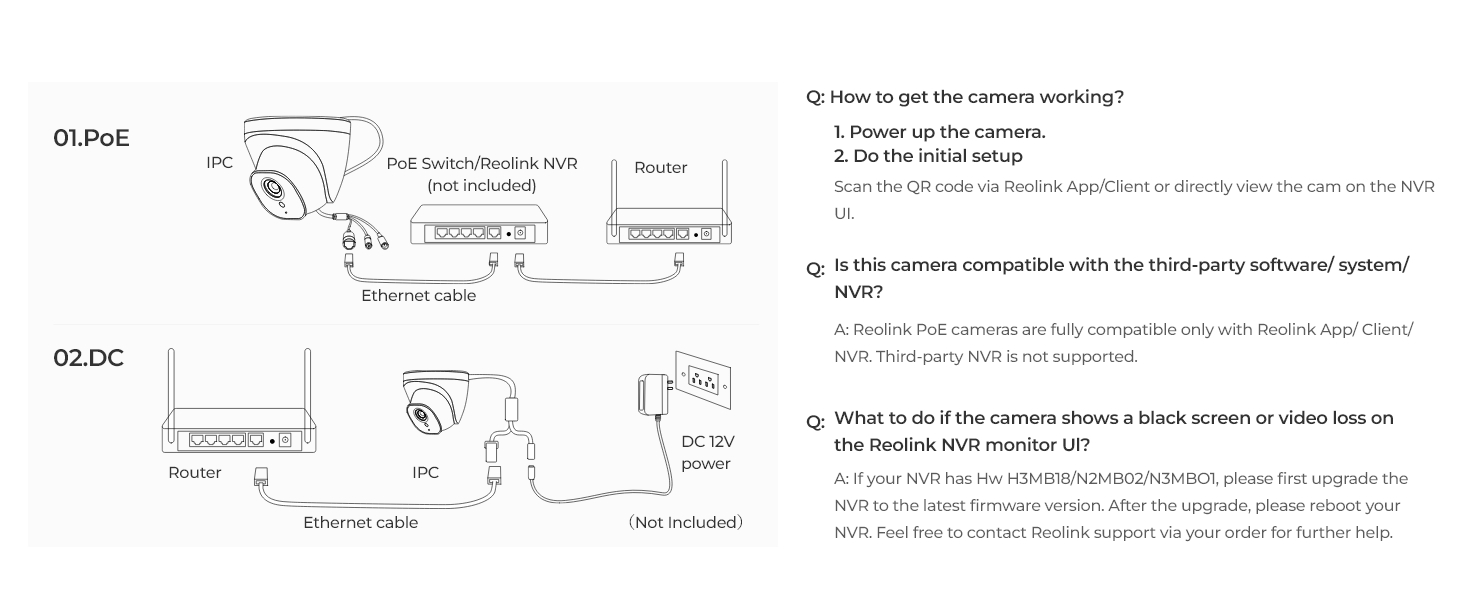 Reolink Security Camera Outdoor, 2.8mm Lens 100° Wide-Angle View, Smart Person/Vehicle Detection ...