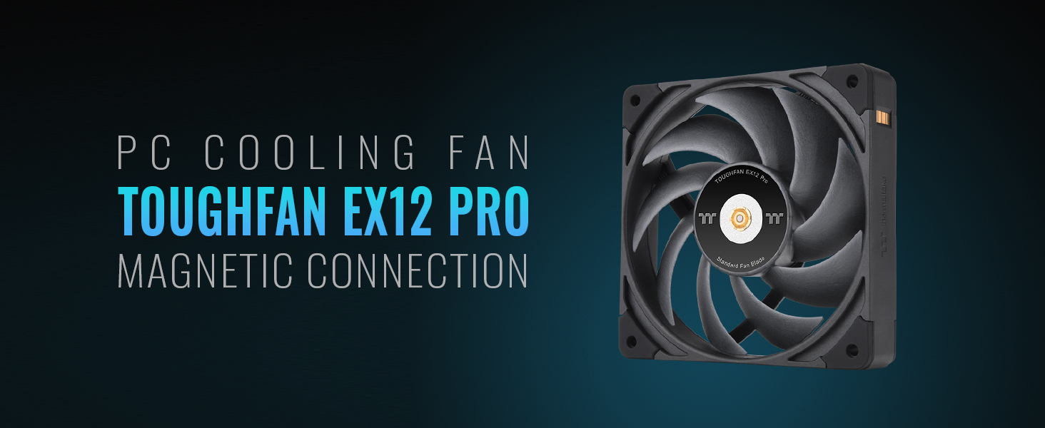Amazon.com: Thermaltake TOUGHFAN EX12 Pro PC Cooling Fan, Magnetic Connection, Swappable Fan ...