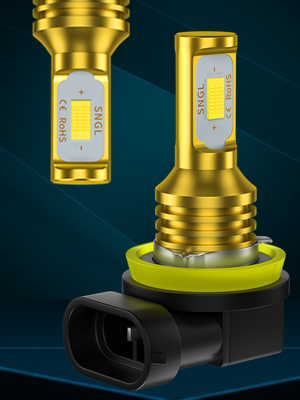 Amazon.com: SNGL H11 H8 H16 LED Fog Light Bulb yellow 3000k Extremely Bright High Power H8 H8LL ...