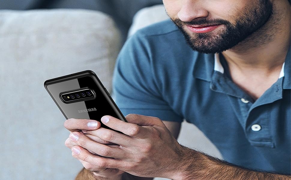 Amazon.com: Guizzcg for Samsung Galaxy S10 Plus Magnetic Case [Compatible with Magsafe] Soft TPU ...