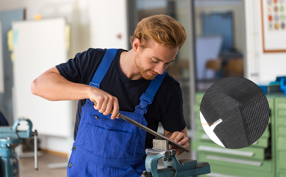 Amazon.com: HARFINGTON 2pcs Feather Shaped Taper Files 8" T12 Bearing ...