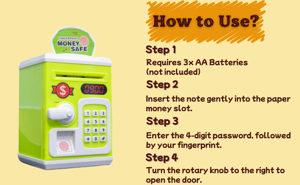 Money Maya Piggy Bank Toy for Kids and Adults - Gullak Money Safe with ...