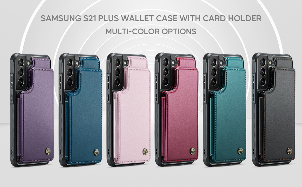 Amazon.com: Vinich for Samsung Galaxy S21 Plus Wallet Case with Card Holder, RFID Blocking ...