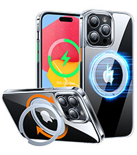 Amazon.com: TORRAS 360°Rotatable Ring for iPhone 15 Pro Case, Compatible with MagSafe 15 Pro ...