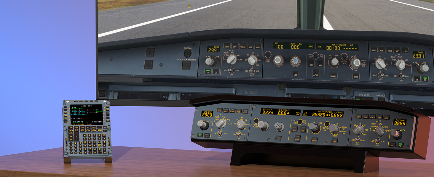 Amazon.com: MiYee WINGFLEX Flight Simulator Control Panel A320 MCDU ...