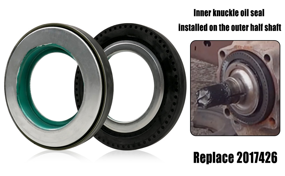 Amazon.com: Racing Front Axle Vaccum Knuckle Seal and Outer Tube Seals Kit with Hub O-Ring Fit ...