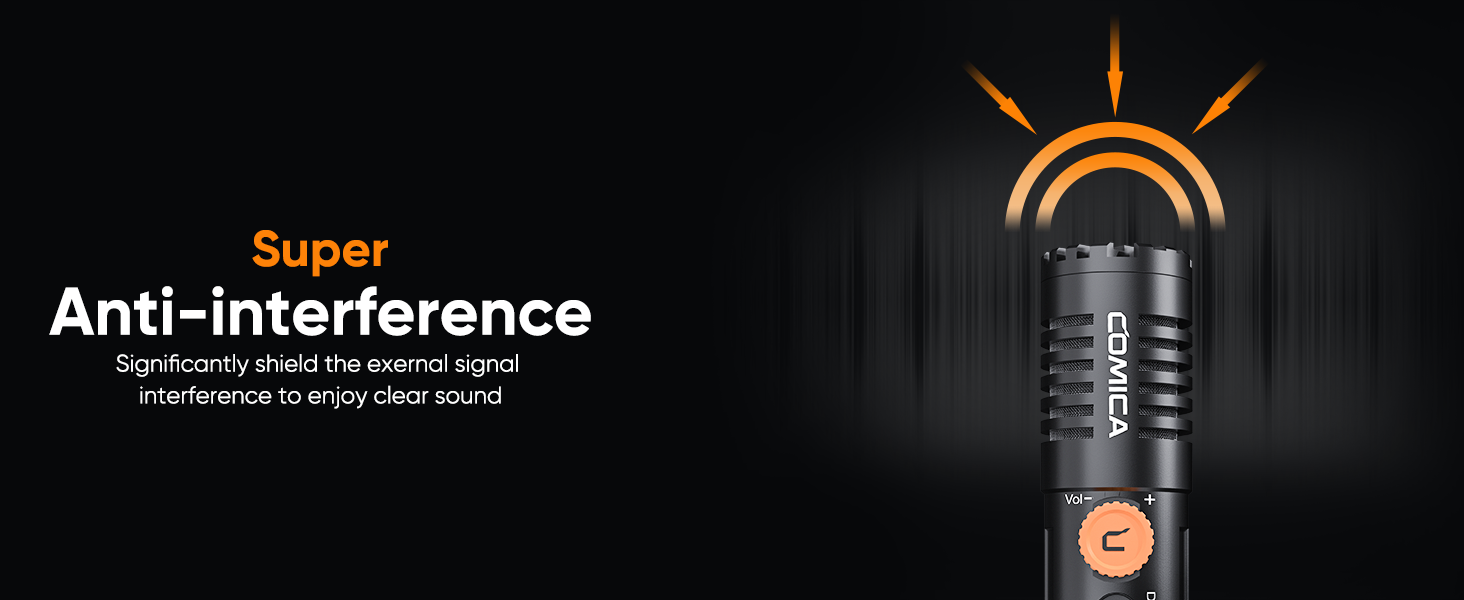 Amazon.com: COMICA VM10 PRO Universal Shotgun Microphone for iPhone ...