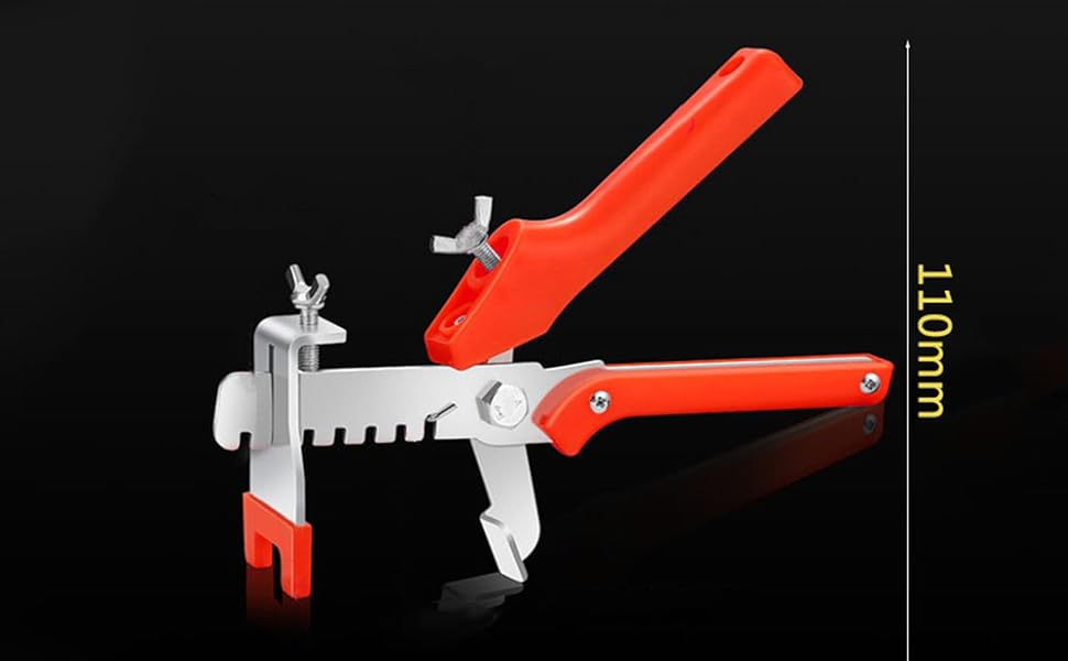 400PCS Tile Leveling System Kits 1.5mm 300pcs Tile Spacers Clip 100pcs ...