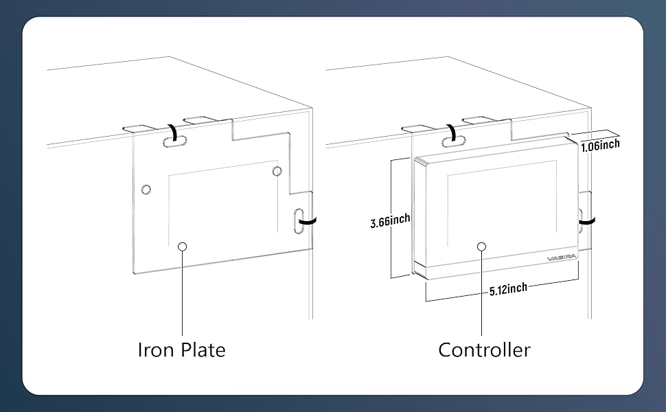 Amazon.com : VBR-LightFan Control Grow Light,Inline Duct Fan,and VPD.Record Temp,Humidity,VPD ...