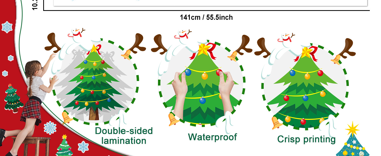 Amazon.com: Christmas Bulletin Board Set Summer Christmas Classroom ...