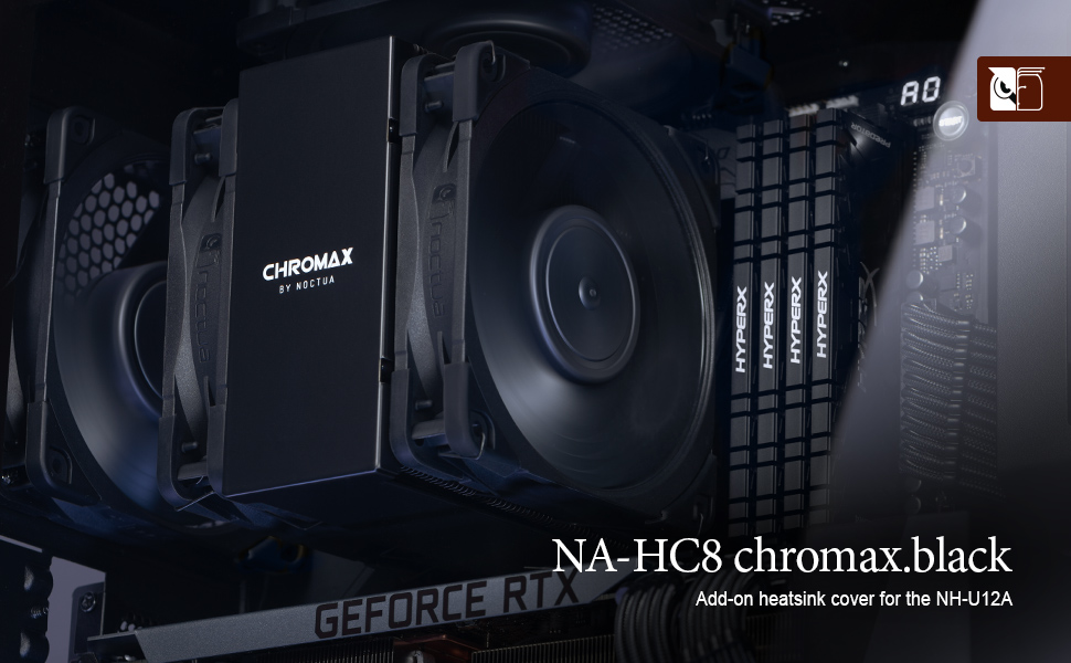 Noctua NA-HC8 chromax.black, Cover per Dissipatori di Calore per NH-U12A (Nero) : Amazon.it ...