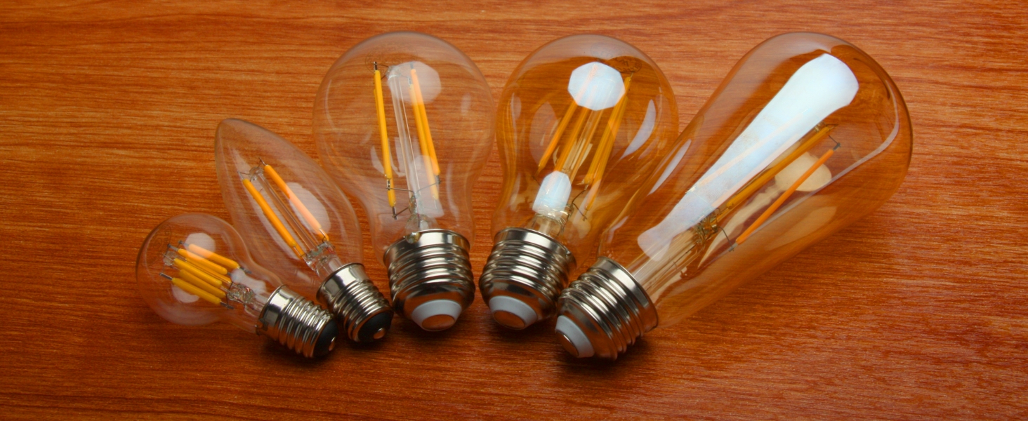 Amazon | LUTW LED電球 E17口金 ミニクリプトン電球 40W形相当 電球色 エジソン電球 LED クリプトン電球 4.5W クリアタイプ 2700K フィラメント電球 G35 ...