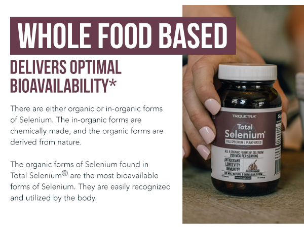 Mua Total Selenium 200 Mcg Plant Based Selenium Full Spectrum Contains 4 Essential Organic