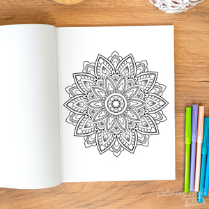 Relaxing Mandala Patterns Adult Coloring Book: Stress Relieving Mandala, Anxiety Relief Coloring ...