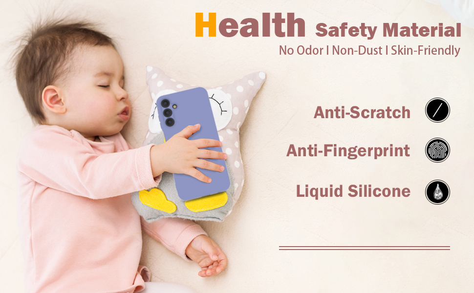 Amazon.com: KSWOUS for Samsung Galaxy A35 5G Case with 2 Pack Screen Protector, Liquid Silicone ...