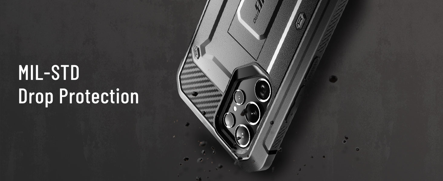 Amazon.com: SUPCASE for Samsung Galaxy S23 Ultra Case with Stand (Unicorn Beetle Pro), [Built-in ...