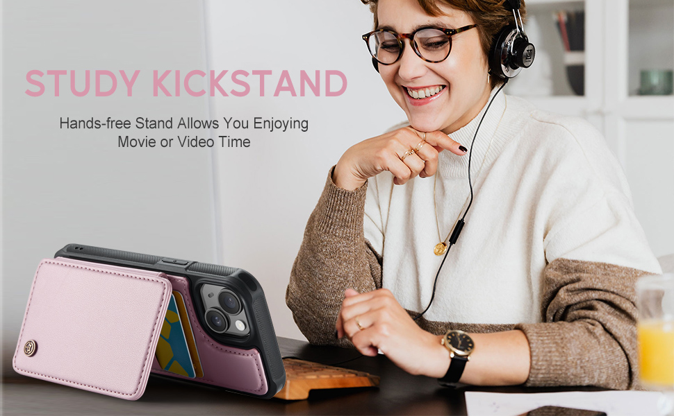 Amazon.com: Vinich for iPhone 15 Wallet Case with Card Holder, RFID Blocking for iPhone 15 Case ...