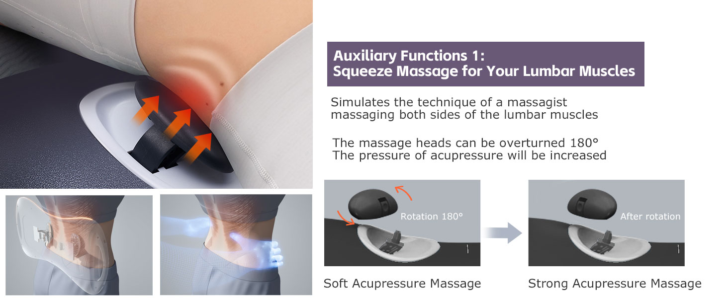 Amazon.com: ALPHAY Multifunctional Lumbar Traction Device with Dynamic Lumbar Stretching & Knead ...