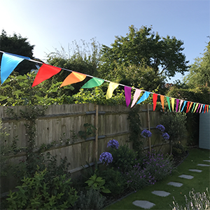 Amazon.com: Premium Reusable Pennant Banner Flags - Multicolor Pennant ...