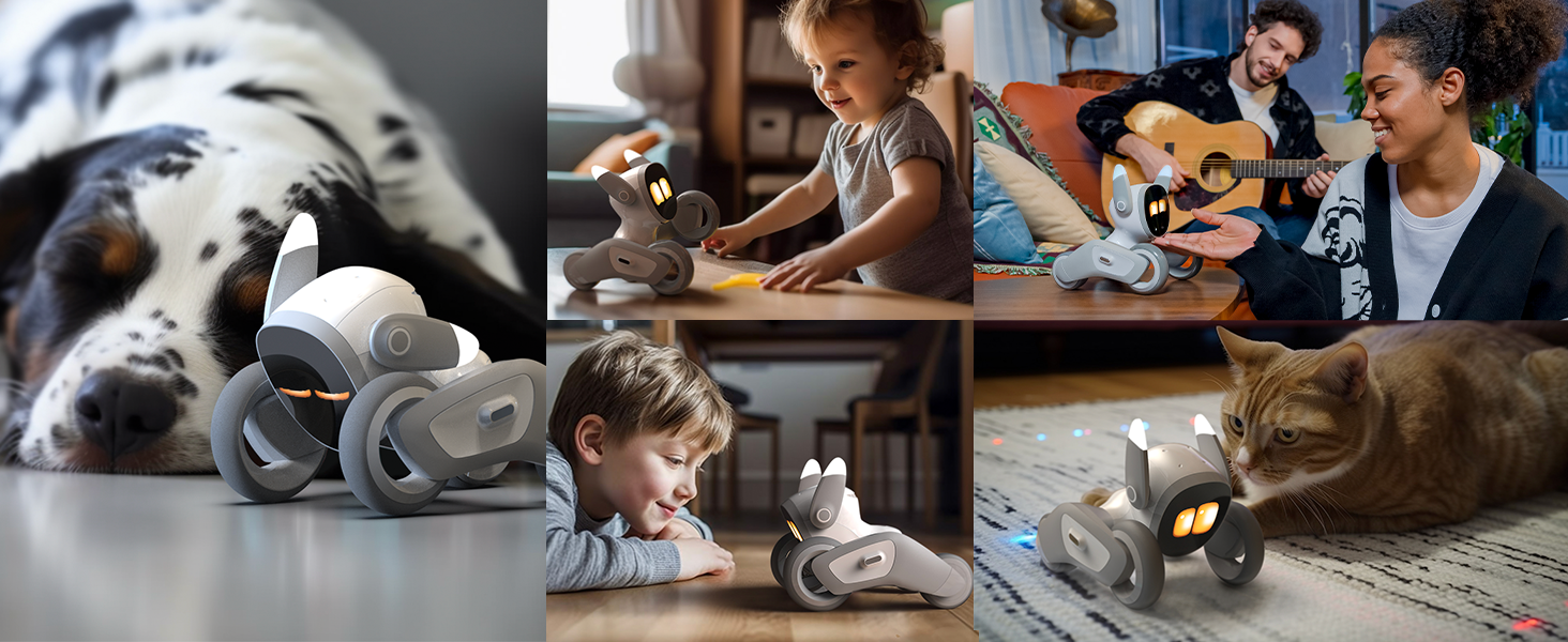 Amazon.com: Loona Robot Pet Dog ChatGPT-4o Smart AI-Powered Companion Voice & Gesture Control ...