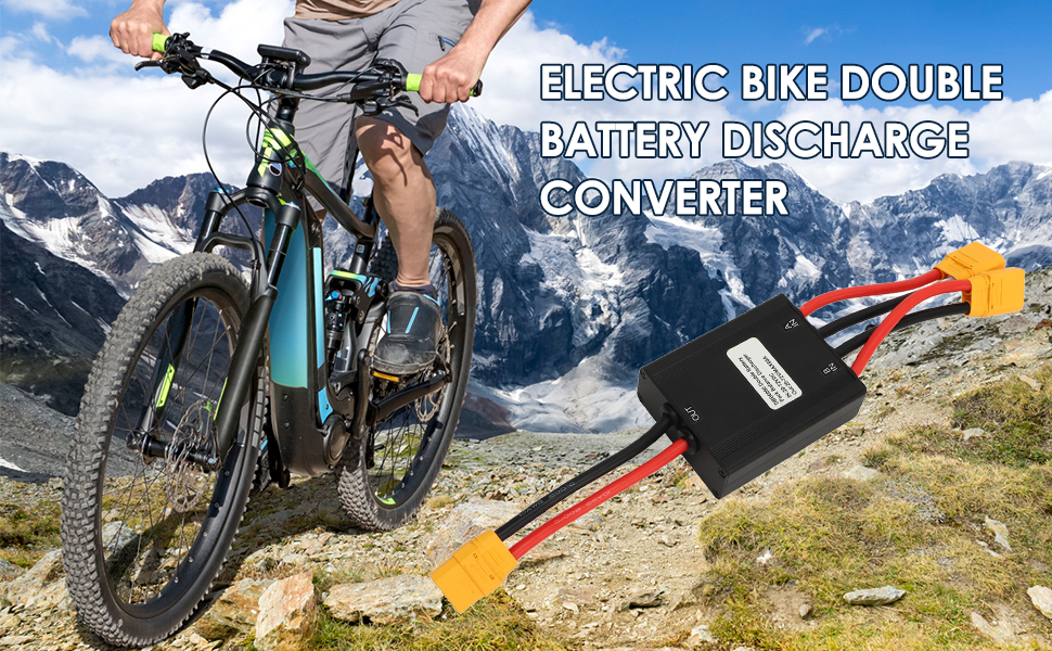 Amazon.com: Tbest Electric Double Battery Discharge Converter,Dual ...