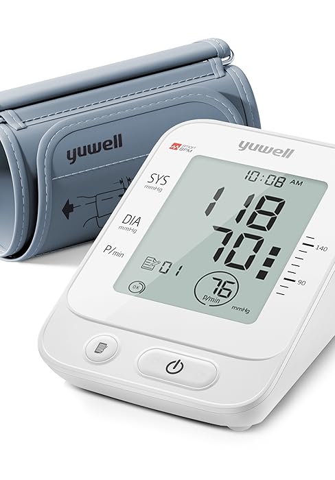 yuwell Blood Pressure Monitor, Extra Large Upper Arm Cuff, Digital Blood Pressure Machines for ...