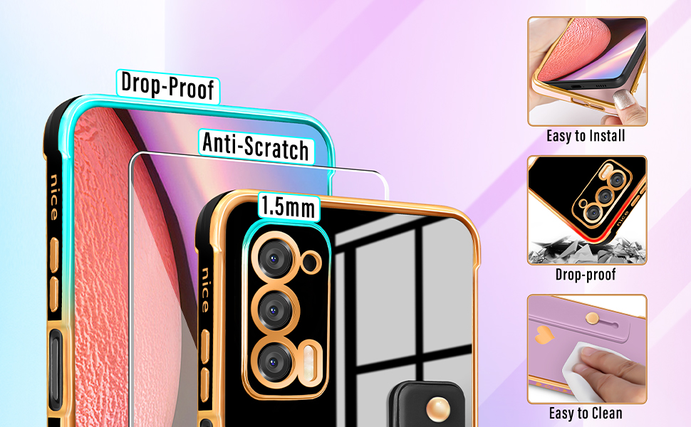 Amazon.com: Likiyami (3in1 for Motorola Moto Edge 2021/Motorola Edge 5G UW Case Heart Women ...