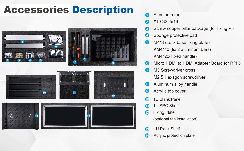 Amazon.com: GeeekPi 8U Server Cabinet, 10 inch Server Rack for Network, Servers, Audio, and ...