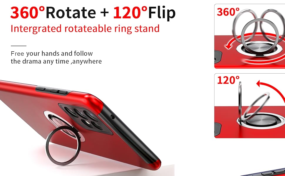 Amazon.com: Yamink Case for Samsung Galaxy A52 5G with Tempered Glass Screen Protector, 2 in 1 ...