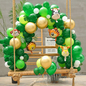 Amazon.com: RUBFAC 87pcs Dark Green Balloons Different Sizes 18 12 10 5 Inch for Garland Arch ...