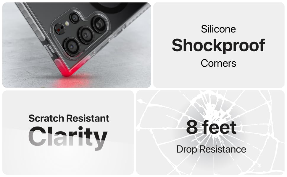 Amazon.com: Ghostek Polarity Magnetic Samsung Galaxy S24 Case, Compatible with MagSafe ...